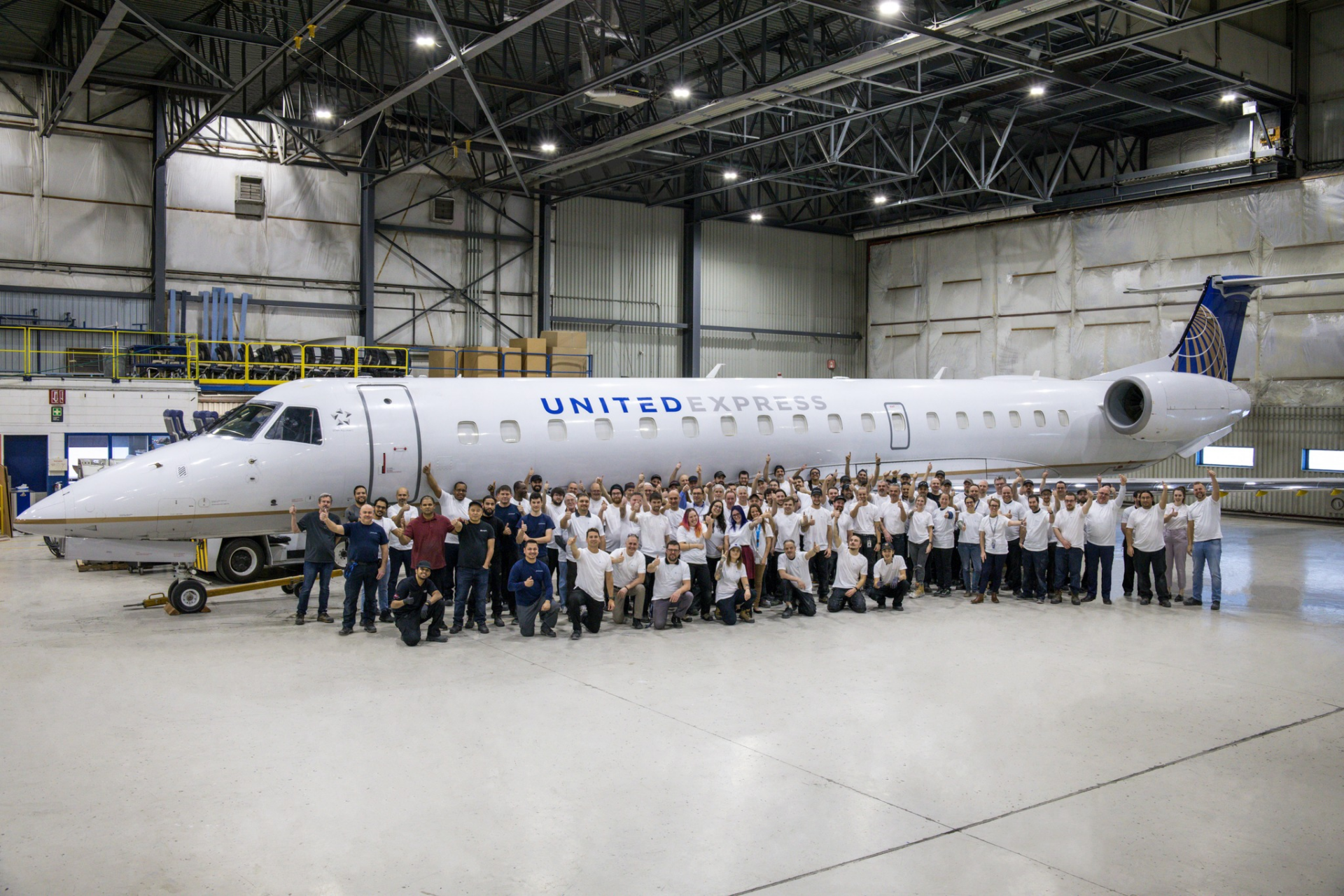 Redelivering a 50th Embraer ERJ-145 to CommuteAir - Premier Aviation